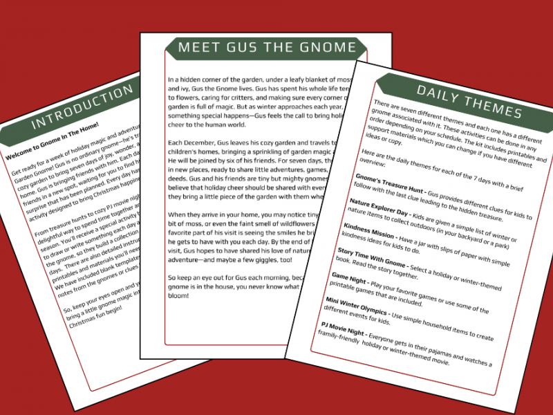 Gnome In The Home Activities | Gnomes, Games, Gardening | Blooming Secrets