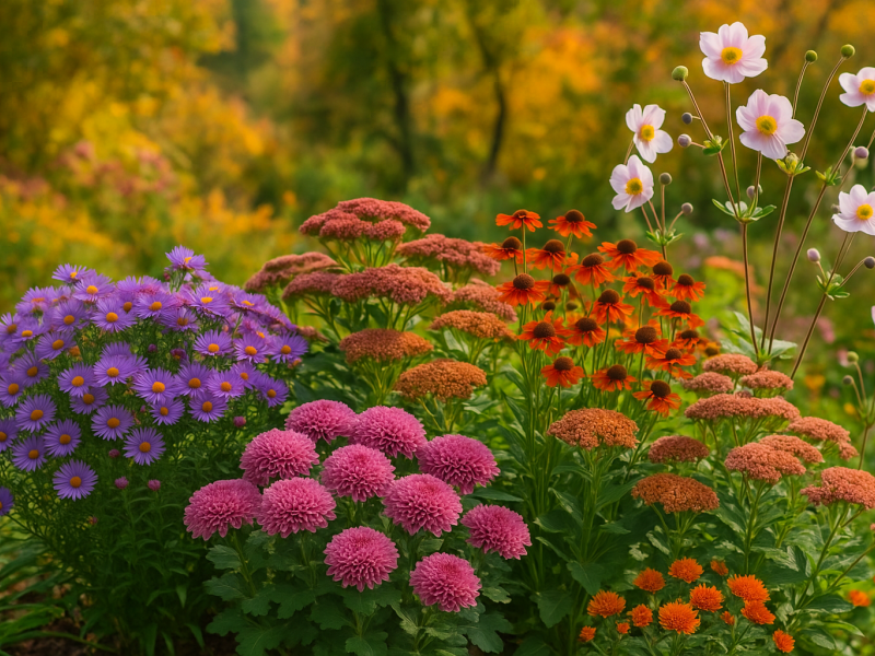 Colorful Fall Perennial Blooms | Flowers, Gardening | Blooming Secrets